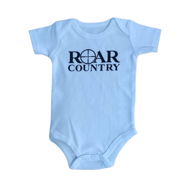 Baby Summer Onesie- WHITE – Roar Country